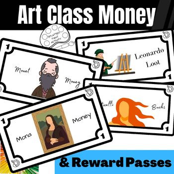 Art Class Rewards, Art Money, Art Behavior Management, Elementary Art