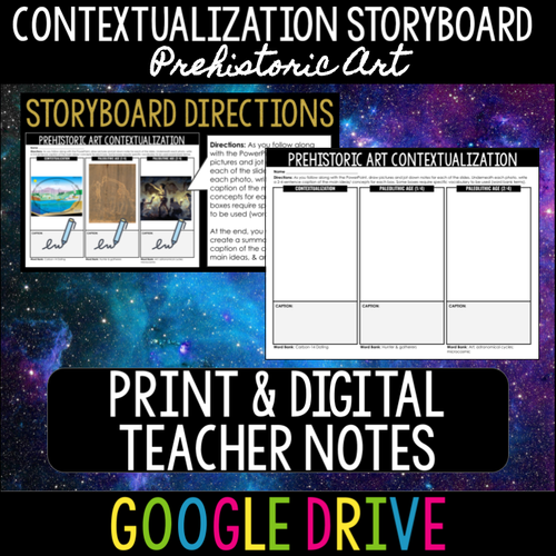 Prehistoric Art Contextualization Storyboard - AP Art History - Amped ...