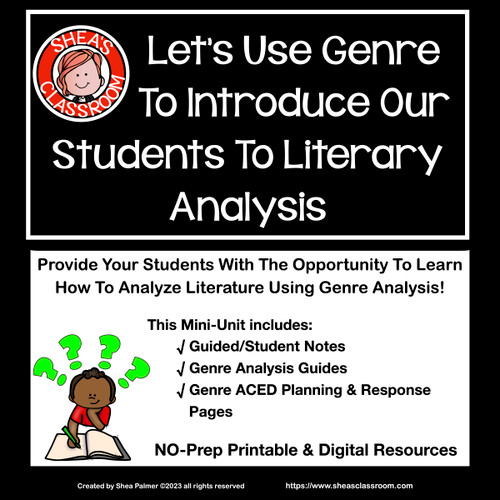 Let's Introduce Our Students To Literary Analysis - Amped Up Learning