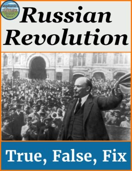 Russian Revolution True False Fix