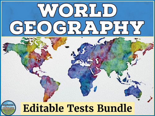 World Geography Tests Bundle
