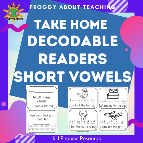 Decodable CVC Readers - Amped Up Learning