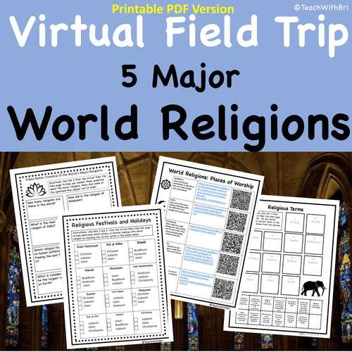 World Religions Virtual Field Trip from TeachWithBri
