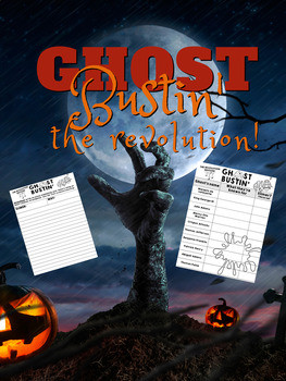 People of the Revolution- Ghost Busters Activity! - Amped Up Learning