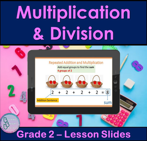 Multiplication and Division | PowerPoint Lesson Slides for 2nd Grade