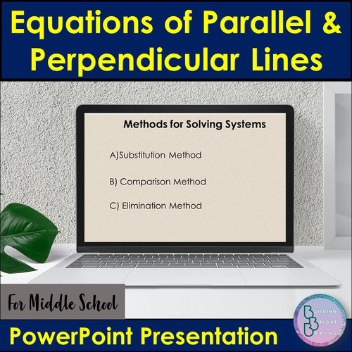 Systems of Equations PowerPoint Presentation Math Lesson slides