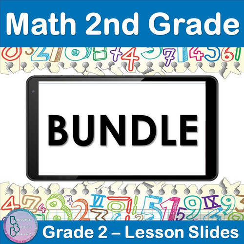 2nd Grade Math Bundle | Fractions Multiplication Division Addition ...