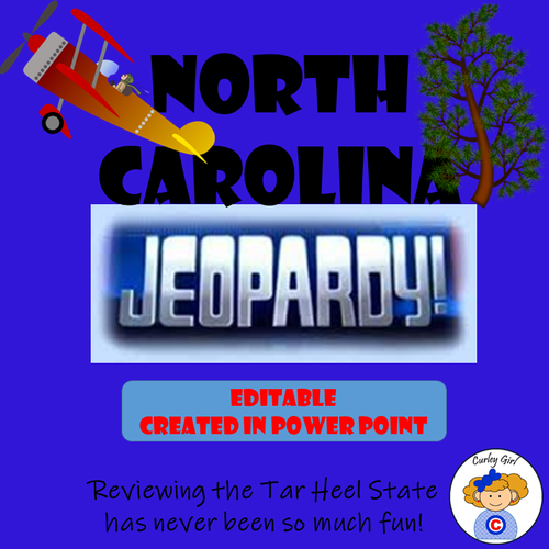 All About North Carolina Jeopardy Game