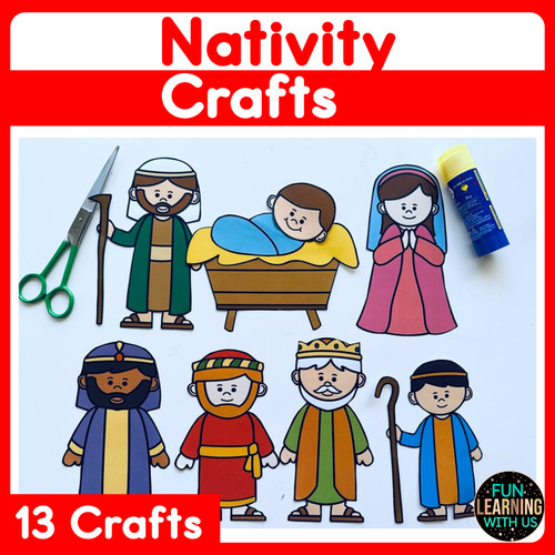 Nativity Crafts | Sunday School Religious Craft | Bible Story Retelling ...