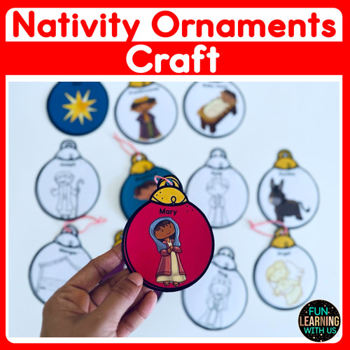 Christmas Nativity Ornaments Craft | Christmas Craft