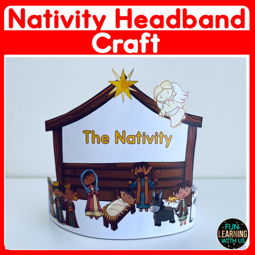 Nativity Headband Craft | Christmas Craft | Religious Christian Sunday ...