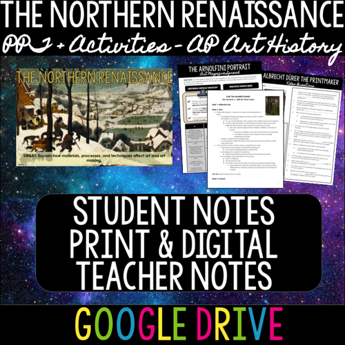 The Northern Renaissance PPT + Activities - AP Art History - Amped Up ...