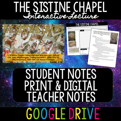 The Sistine Chapel Interactive Lecture - AP Art History - Amped Up Learning
