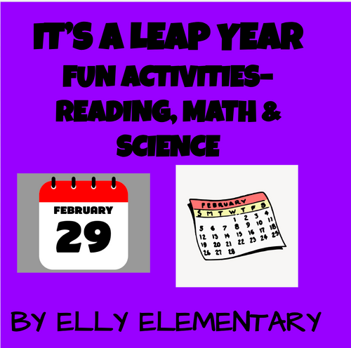 IT’S A LEAP YEAR! FUN ACTIVITIES– READING, MATH & SCIENCE - Amped Up ...