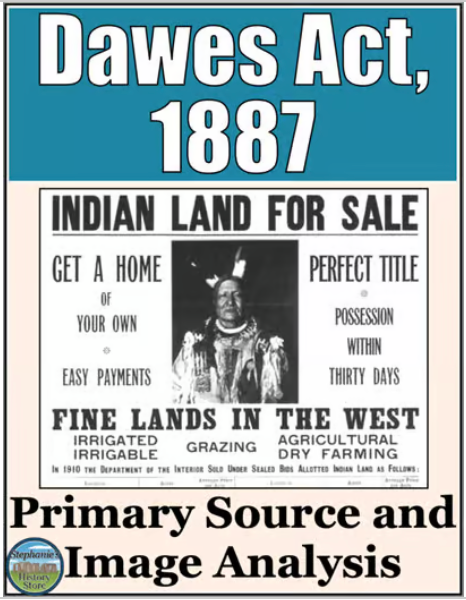 The Dawes Act Primary Source Analysis