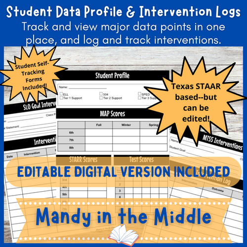 Student Data Profile & Intervention Logs