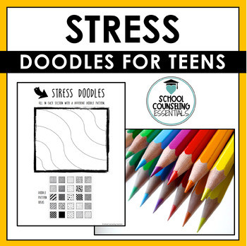 Stress Management Activity - Stress Doodles - Middle & High School ...