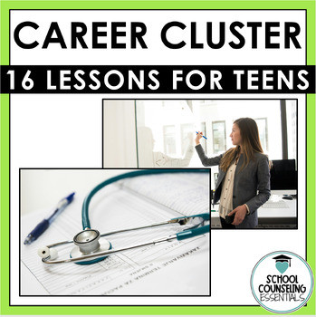 Career Cluster Exploration Lessons PLUS Career Interest Survey - CTE Bundle - Amped Up Learning