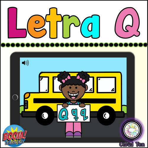 Letra Q Boom Cards™ | Digital Task Cards