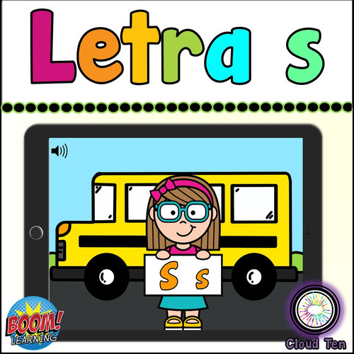 Letra S Boom Cards™ | Digital Task Cards