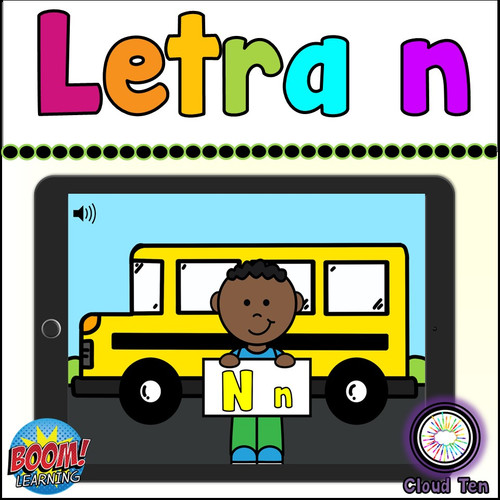Letra N Boom Cards™ | Digital Task Cards