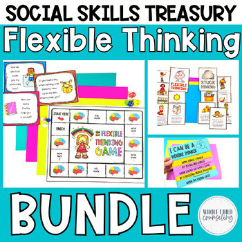 Flexible Thinking Dealing with Change Social Skills Activity & Game BUNDLE