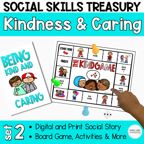 Kindness and Caring Social Story and Game Activity Set 2 for Teaching ...