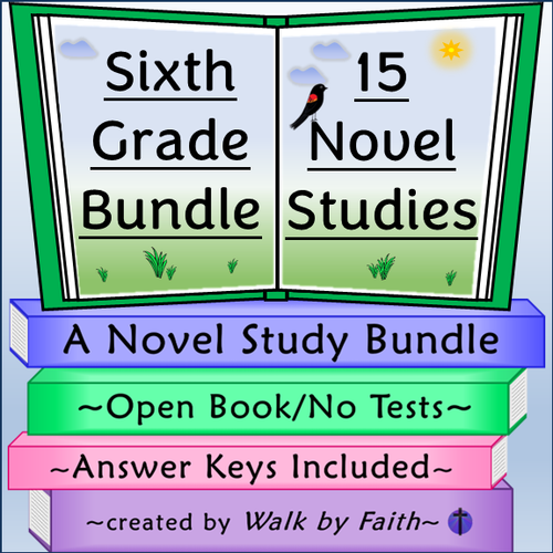 Sixth Grade Novel Studies Bundle