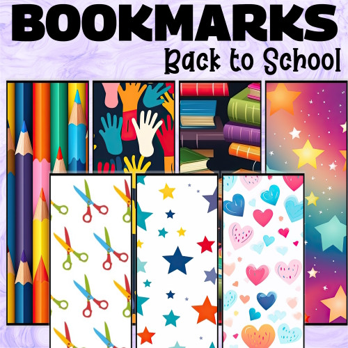 Back to School Bookmarks for Classrooms and Libraries