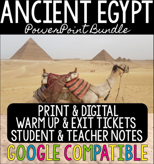 Ancient Egypt PowerPoint Bundle - Google Drive - Amped Up Learning