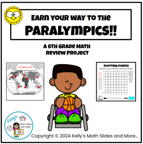 6th Grade Math Project (PBL) Earn Your Way to the Summer Paralympics ...