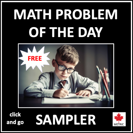 Math Digital Problem of the Day Metric Sampler