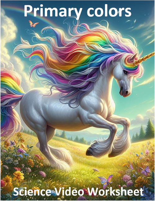 Intro to Primary Colors. Video sheet, Google Forms, Canvas & more (V2 ...