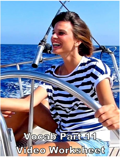 Vocabulary Builder Part 11 Video sheet, Google Forms, Canvas & more V2