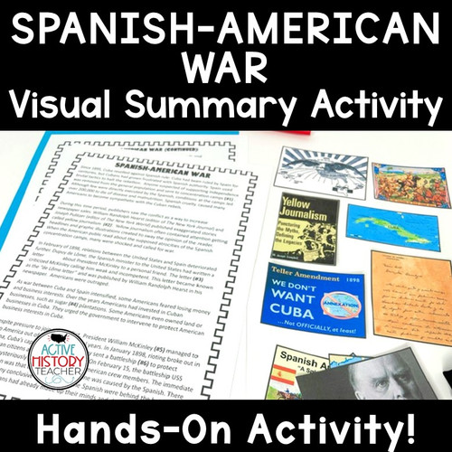 Spanish American War Activity Hands-On Summary Activity Visual Summary