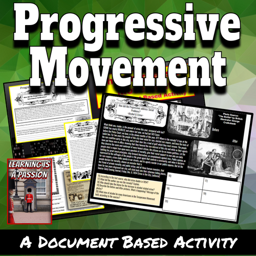 U.S History | Industrialization | Progressive Movement | Document Based ...