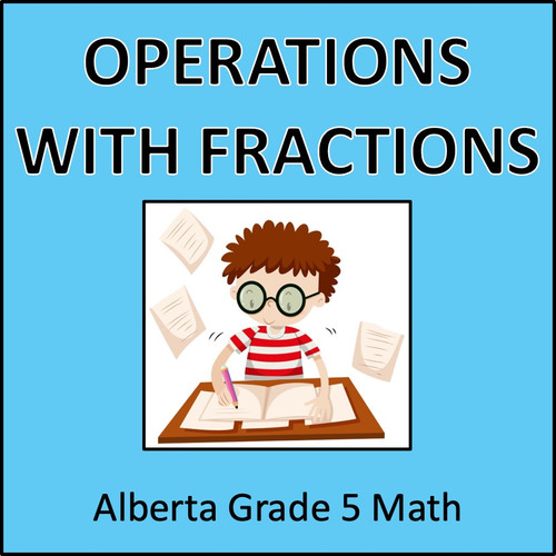 Operations With Fractions - Alberta Grade 5 Math