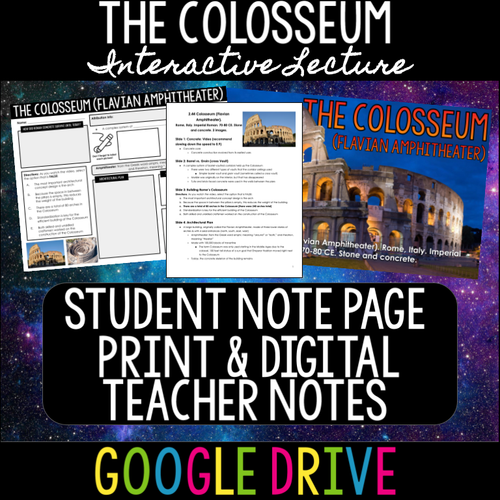 The Colosseum (Flavian Amphitheater) Interactive Lesson - AP Art ...