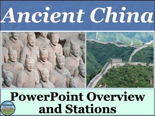 Ancient China PowerPoint and Stations