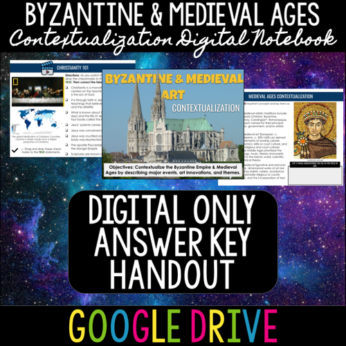 Byzantine & Medieval Art Contextualization Digital NB - AP Art History ...