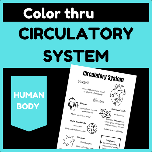 Color thru Circulatory System - Amped Up Learning