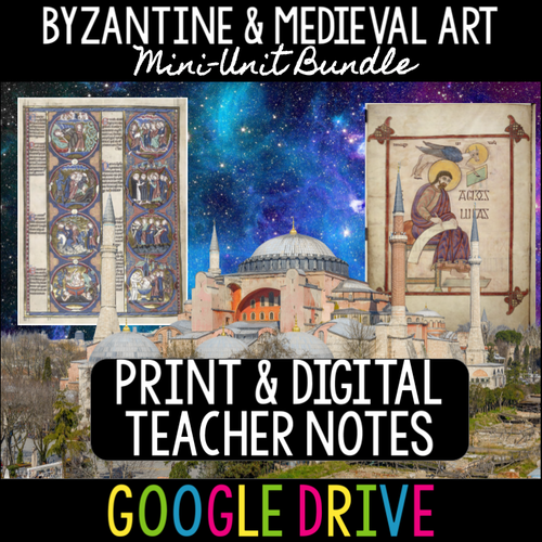 Byzantine & Medieval Art Mini-Unit Bundle - Art History