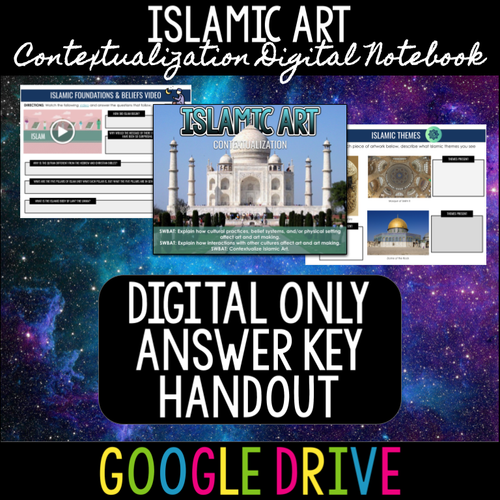 Islamic Art Contextualization Digital Notebook - AP Art History - Amped ...