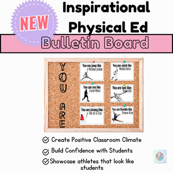 You Can... Physical Education Bulletin Board - Amped Up Learning