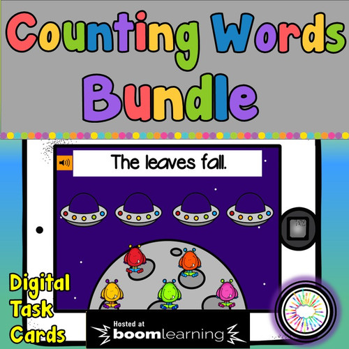 Phonological Awareness - Counting words bundle Digital Task Cards ...
