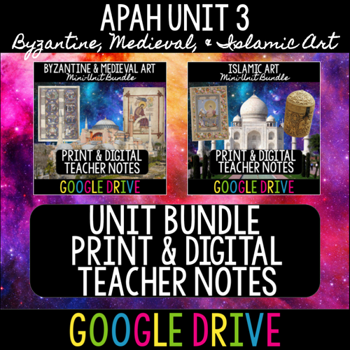 AP Art History Unit 3 Bundle: Byzantine, Medieval, & Islamic Art ...