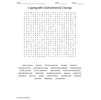 Ecology Word Search Bundle for Distance Learning - Amped Up Learning