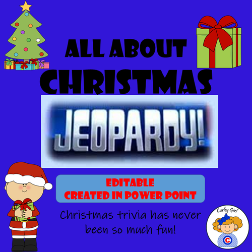 All About Christmas Jeopardy Game