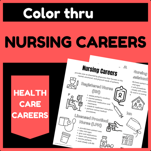 Color thru Nursing Careers - Amped Up Learning