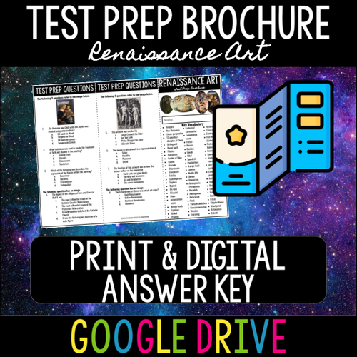 Renaissance Art Test Prep Brochure - AP Art History - Amped Up Learning